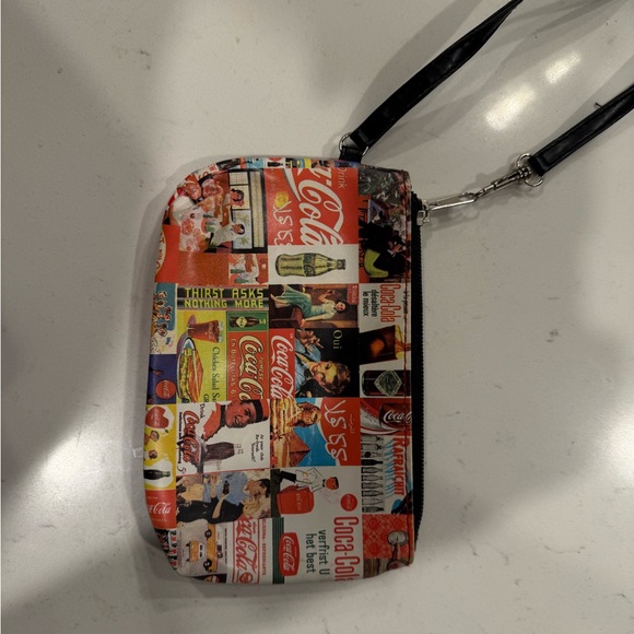 Coca Cola | Accessories | Cocacola Retro Collage Pouch | Poshmark